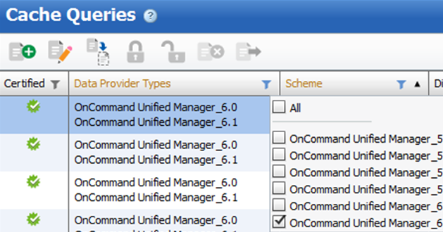 List 10/10 of Out-of-the-Box Cache Queries in WFA 2.2 for Clustered ONTAP and OnCommand Unified ...