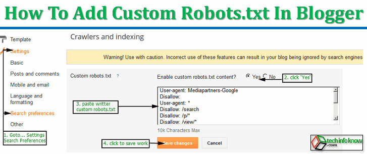 Adsense and SEO Friendly Custom Robots.txt for Blogger Blog | Create Own Blogs