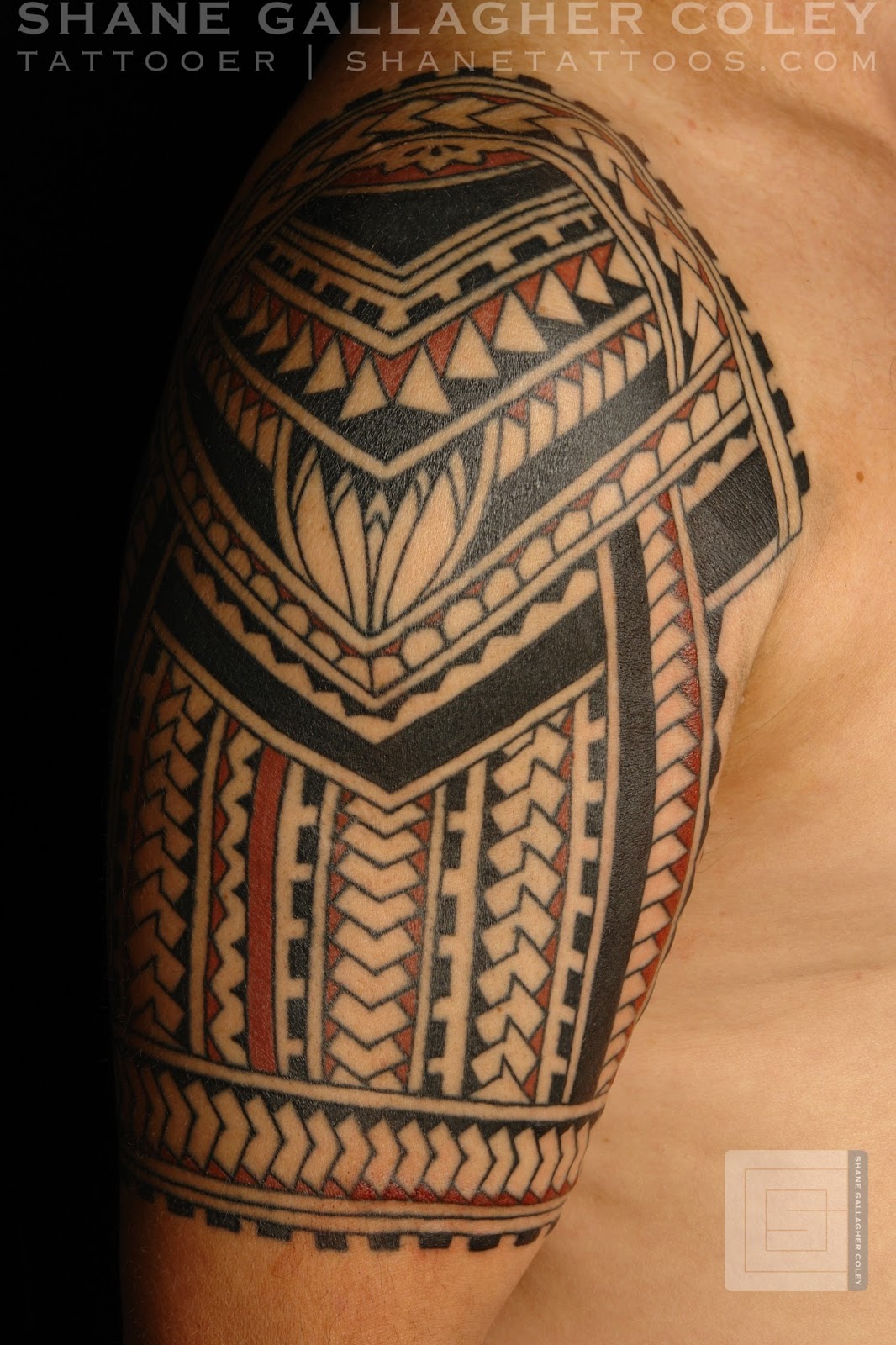 SHANE TATTOOS: Polynesian Half Sleeve SHANE TATTOOS: Polynesian Half Sleeve