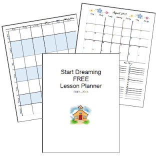 Start Dreaming: 2013 - 2014 Free Lesson Planner!