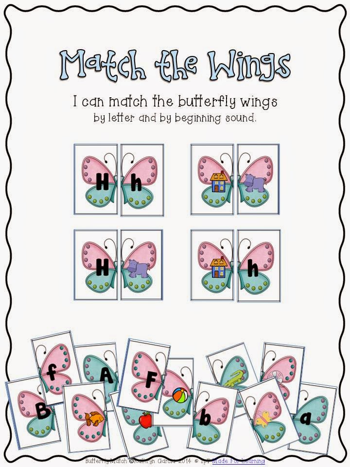 The Best of Teacher Entrepreneurs: Language Arts Lesson - "Butterfly Match"