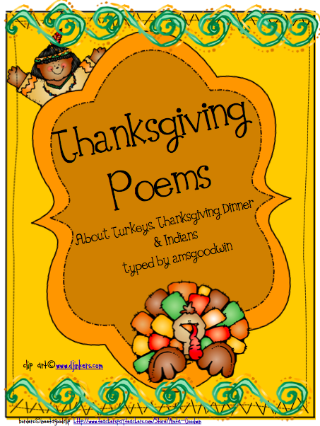 What Do You Do On Thanksgiving Week? Freeie Thanksgiving Poems ...