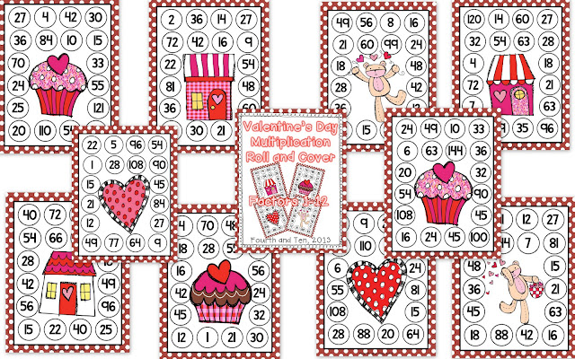 Fourth and Ten: February Graphic Organizers, Roll and Covers, and Fry ...