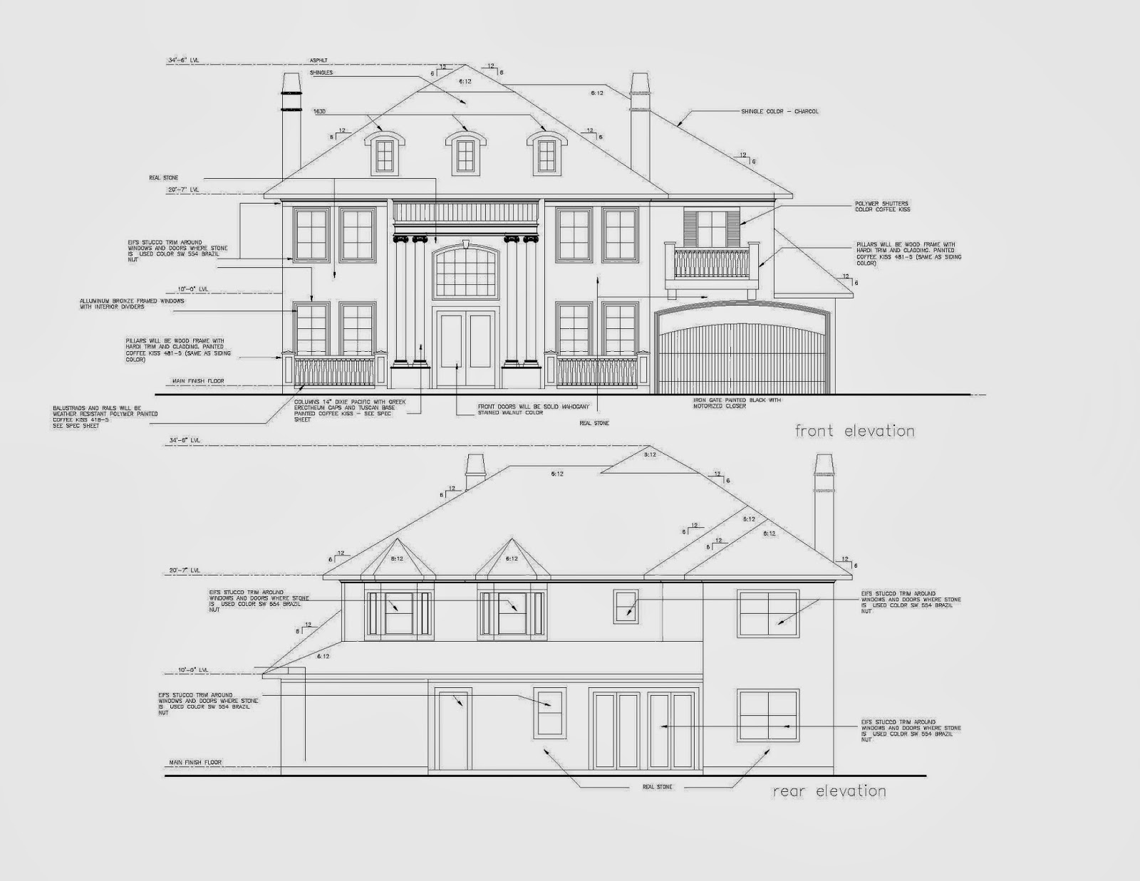 Architectural Elevation Detailing Services