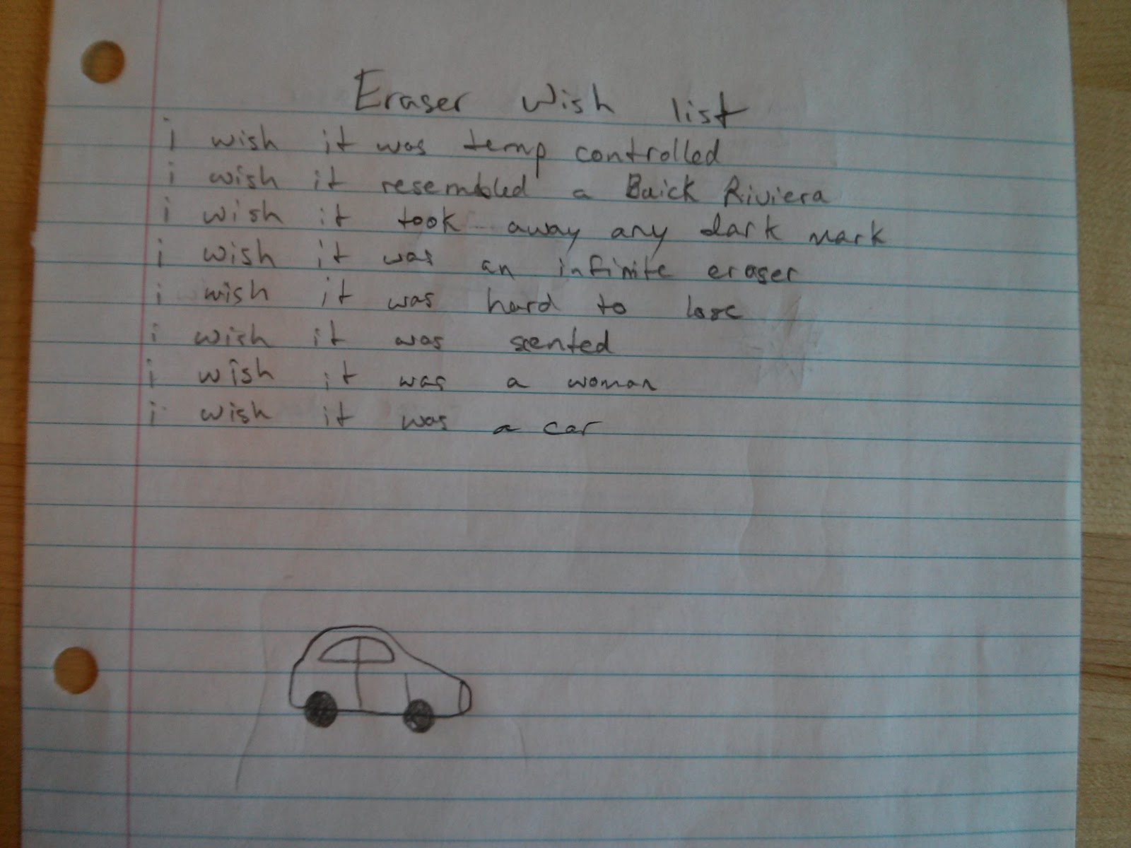 Wish List For Eraser Cool Designs wish-list-for-eraser-cool-designs
