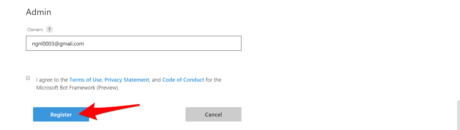 ZeroTiem: 1.註冊BotFramework服務