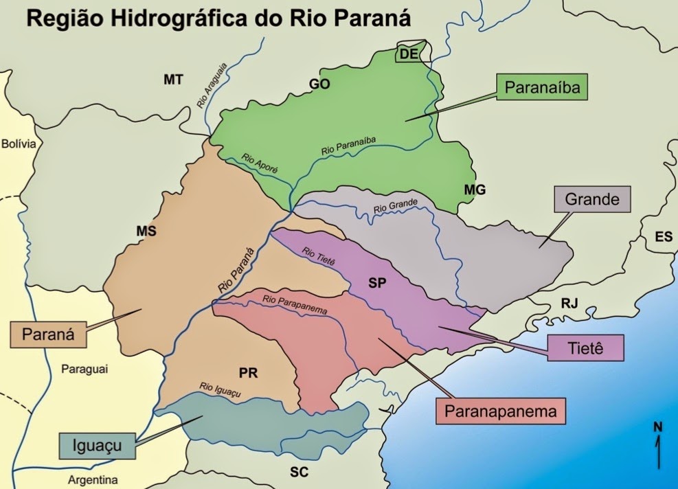 Mapa Do Rio Parana - FDPLEARN