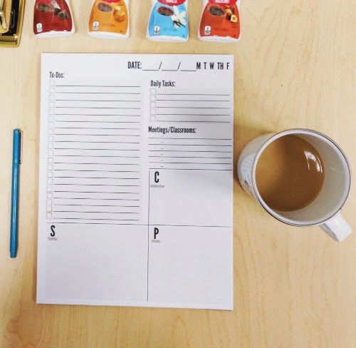 School Counseling Daily Calendar Printable | SCHOOL COUNSELING smart