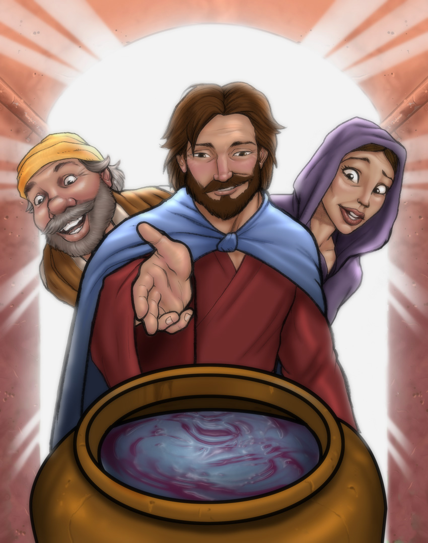 MadreTeresa Youths Zimmerman Catholic Church Jesus Turns Water Into Wine madreteresa-youths-zimmerman-catholic-church-jesus-turns-water-into-wine