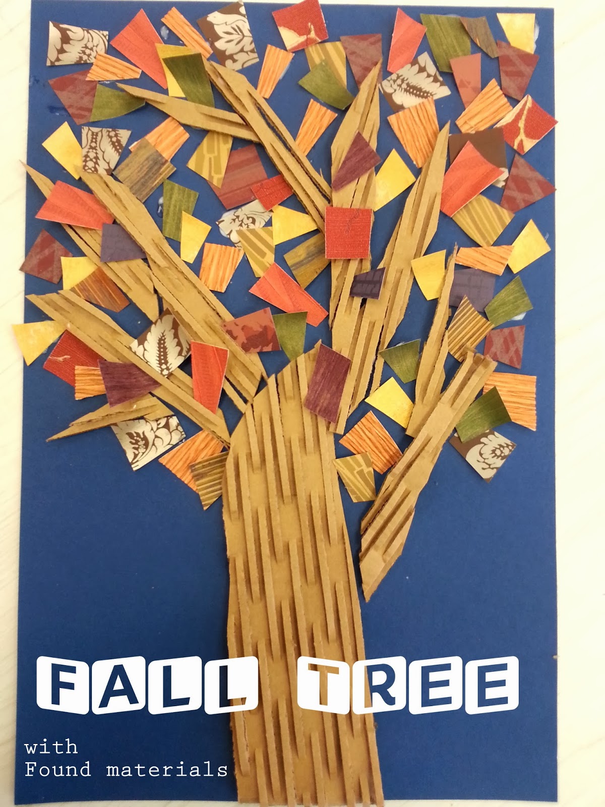 Choices For Children Upcycled Fall Tree Collage choices-for-children-upcycled-fall-tree-collage