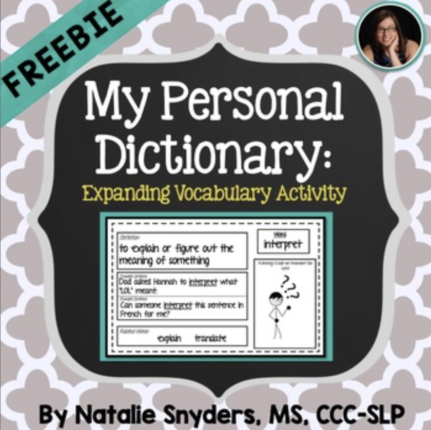 Speech-Language Therapy: Free Materials for Middle School