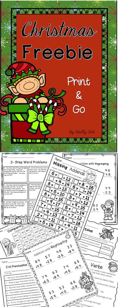 Deck the Classroom and a Christmas Freebie - Second Grade Teaching Blog