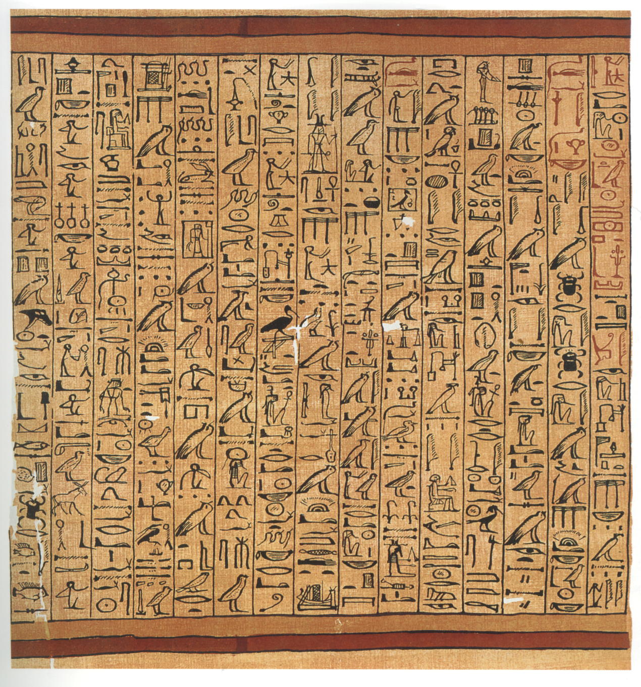 Egyptian papyrus writing - peryfeeds