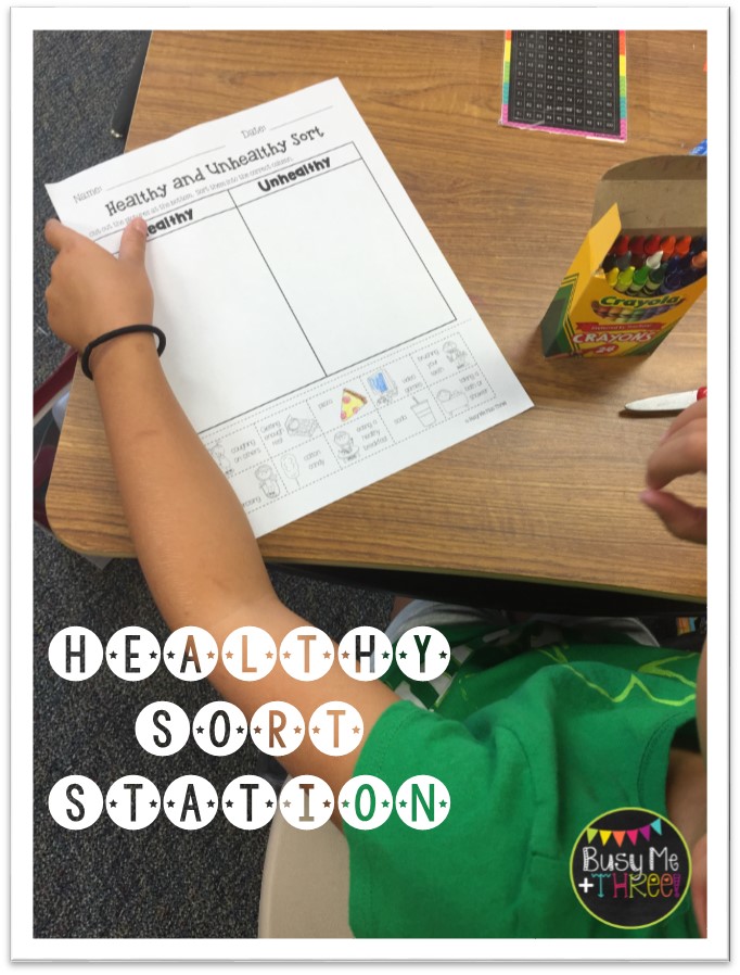 Healthy Habits Stations - Busy Me Plus Three