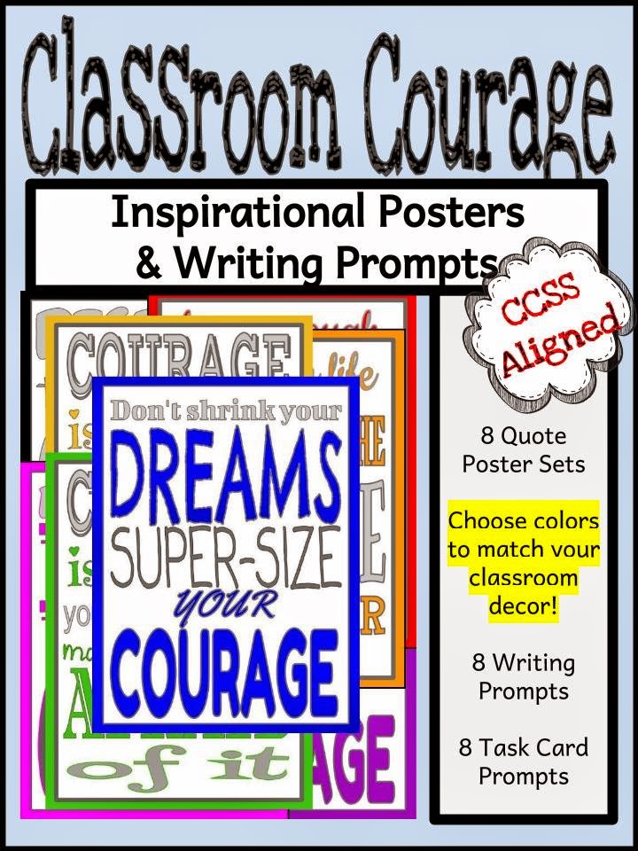The Best of Teacher Entrepreneurs: Courage Quote Poster Set and Task Cards