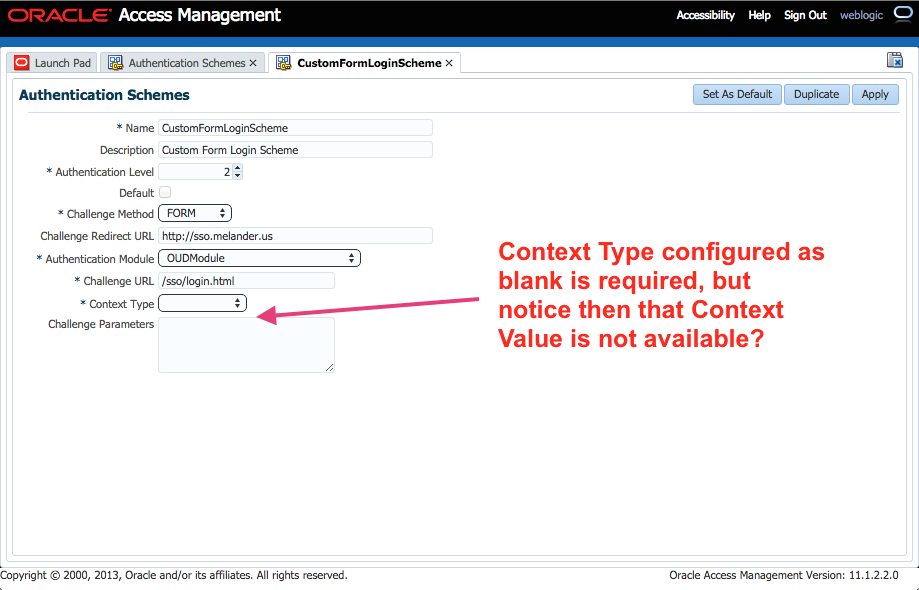 Oracle Fusion Middleware Security: Part 2: Custom Login and Logout with Detached Credential ...