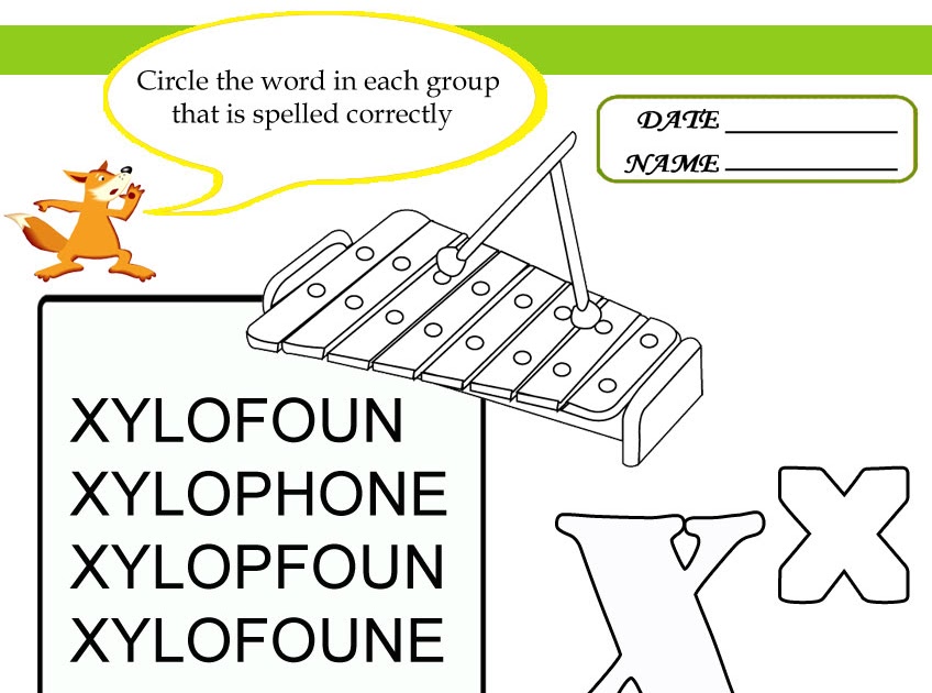 x words phonics poster free printable ideal for phonics practice - x ...