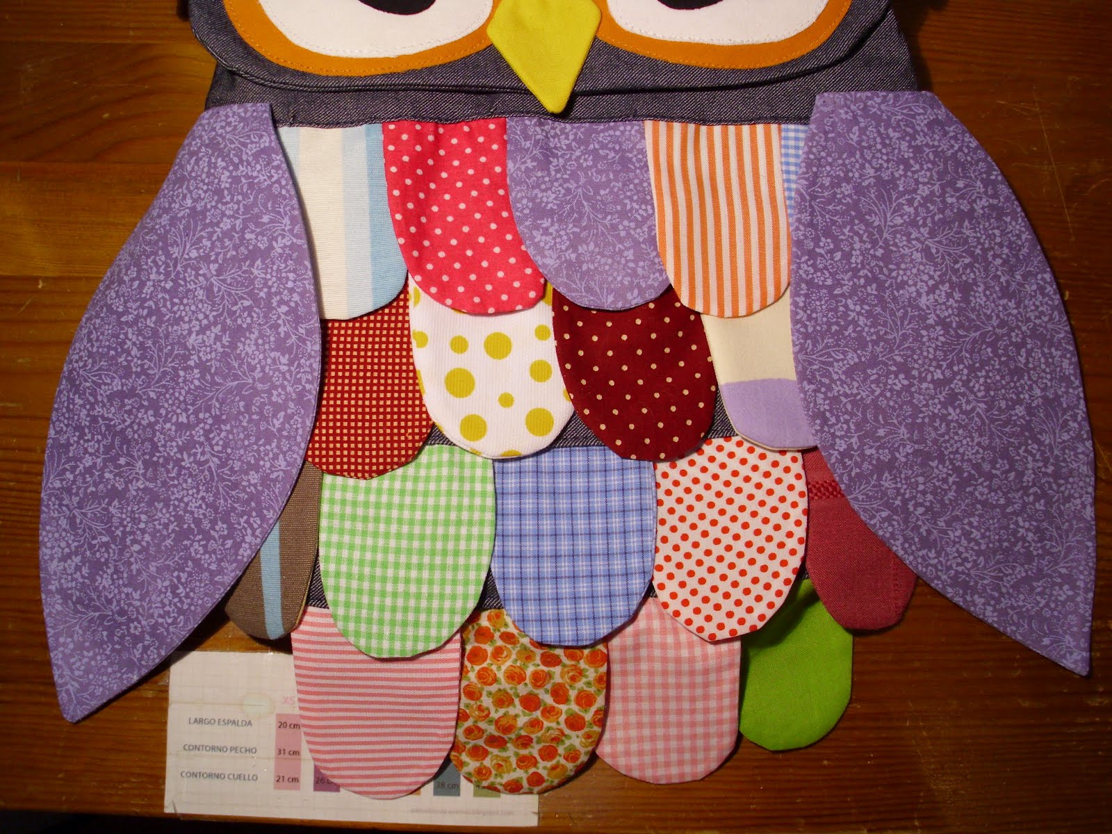 Moldes de bolsos de buho - Imagui