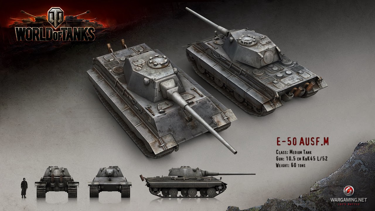 World of Tanks Fan's Blog: THE GERMAN SHARPSHOOTER- E50M