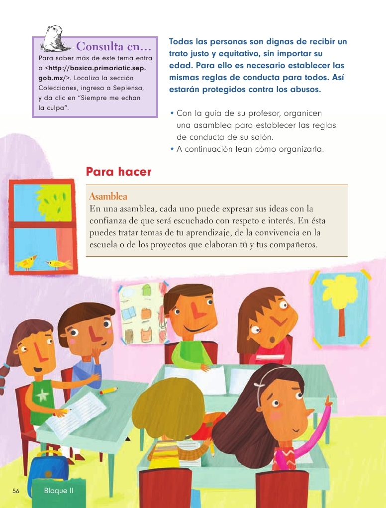 Es justo o no es justo que... - Bloque II - Lección 3 ~ Apoyo Primaria