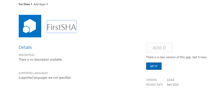 SharePoint hosted App Upgrade SharePoint hosted App Upgrade