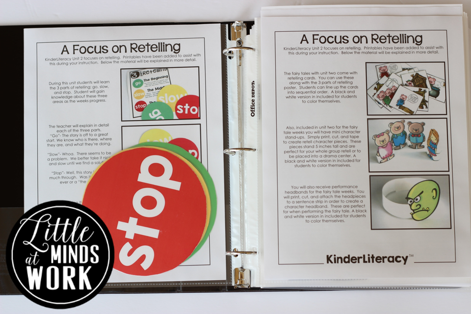 KinderLiteracy Units 2 & 3 - Little Minds at Work