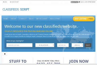 PHP Classifieds Script & Readymade Classifieds Script