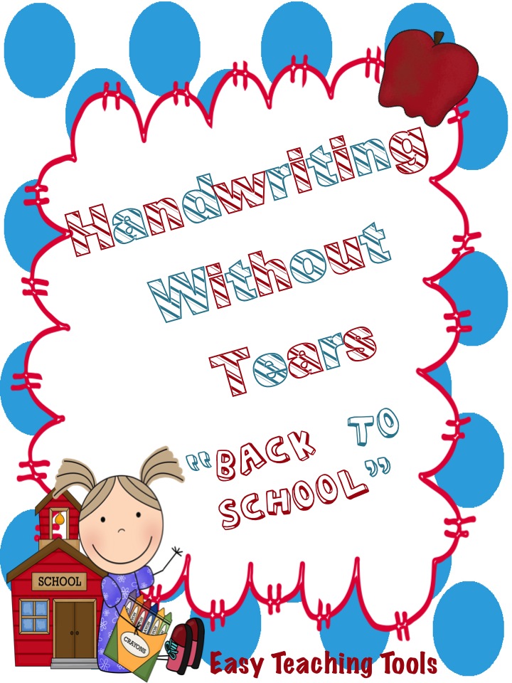 Handwriting without Tears - Easy Teaching Tools