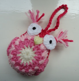 A Playful Stitch: Pink Owl!