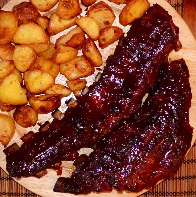 Hot Chilli Smaki: Żeberka BBQ - pieczone
