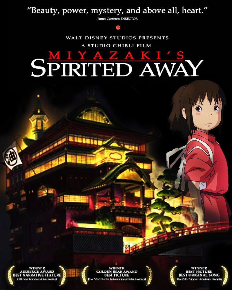 Spirited Away (2001) | Movie Poster and DVD Cover Art