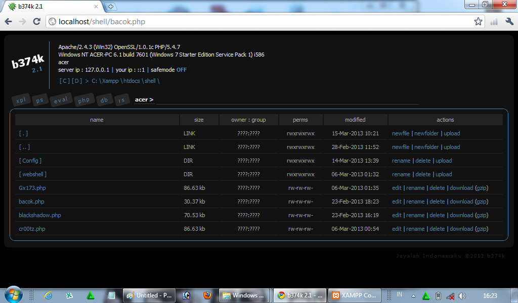 Download Shell b374k 2.1