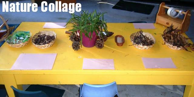 let the children play: creating nature collages in preschool