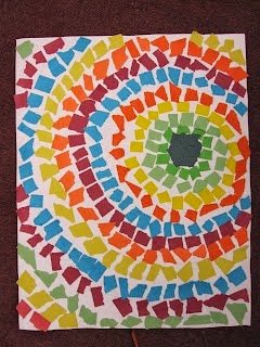 Kids Art: Paper mosaics