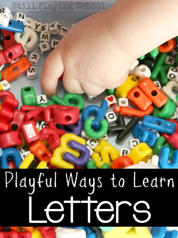 Playful Ways to Learn Alphabet Letters | Still Playing School