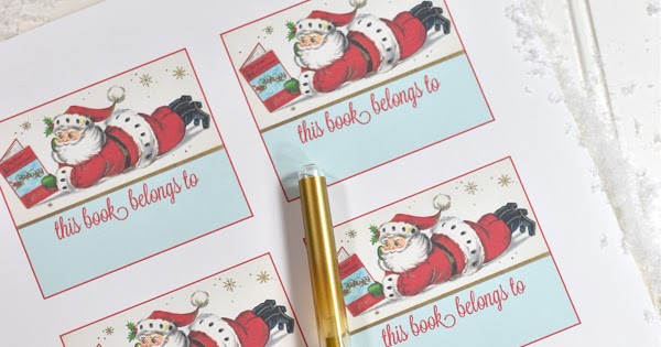 Lori Hairston: Santa Book Plates