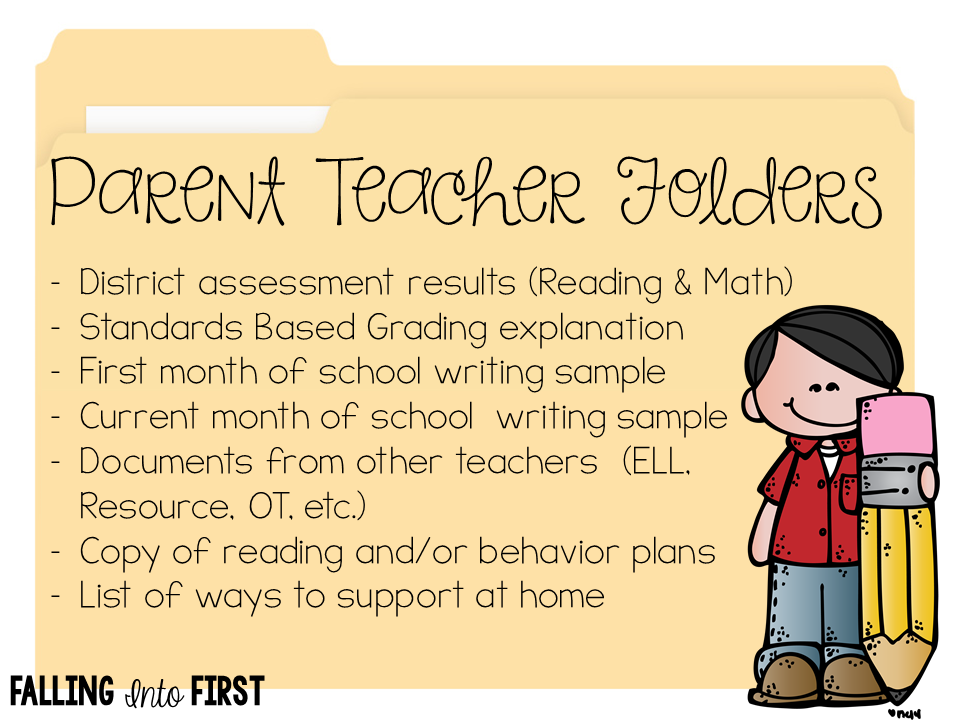 Parent Teacher Conference Prep | Falling Into First | Bloglovin’