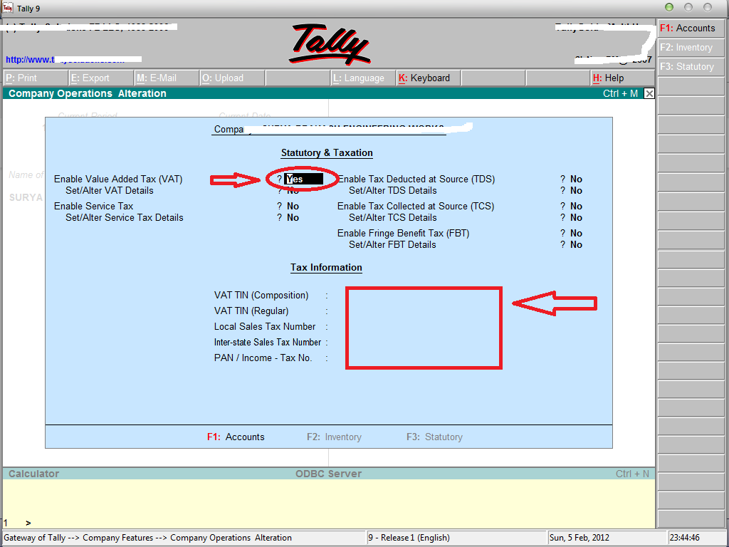 How To Enable Value Added Tax VAT Option In Tally Accounting Taxation how-to-enable-value-added-tax-vat-option-in-tally-accounting-taxation