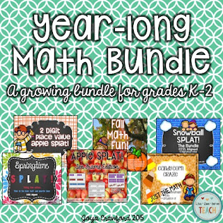 The Best of Teacher Entrepreneurs: Year Long Growing Math Bundle for K-2