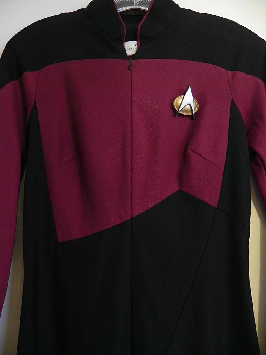 Star Trek Prop, Costume & Auction Authority: Star Trek: TNG Command Red Starfleet Uniform