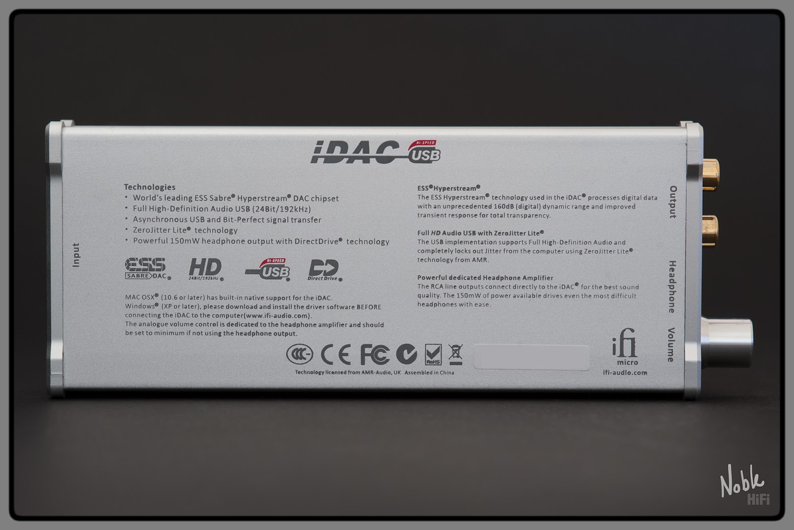 iFi iDAC DAC / headphone Amplifier | Headphone Reviews and Discussion - Head-Fi.org