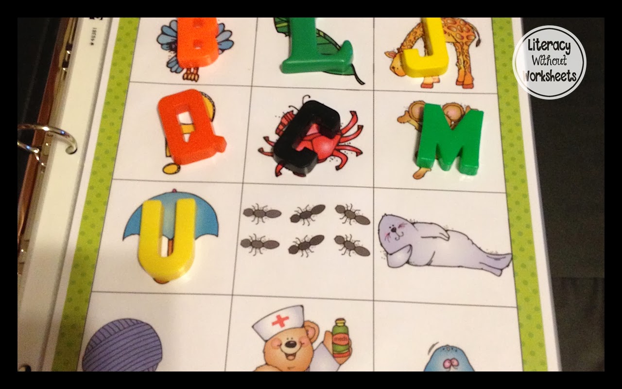 Quick Tip: Using Binders for Workstations - Literacy Without Worksheets