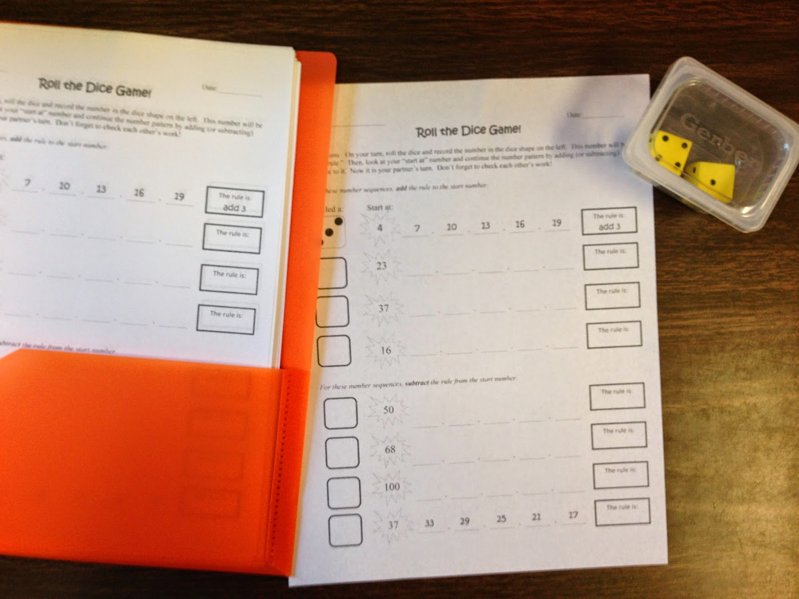 Math Workshop Centers: Patterns Unit - Adrienne Teaches