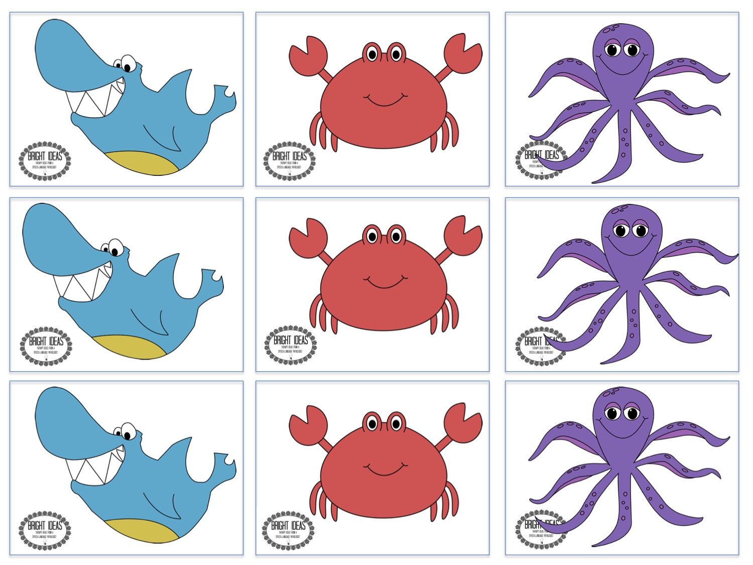 Bright Ideas SLP Ocean Themed Language Games bright-ideas-slp-ocean-themed-language-games