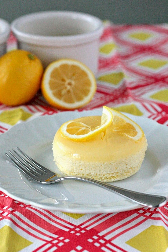 Meyer Lemon Pudding Cakes - Apple A Day