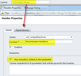 Practical Dynamics CRM: Passing Execution Context to Onchange Events