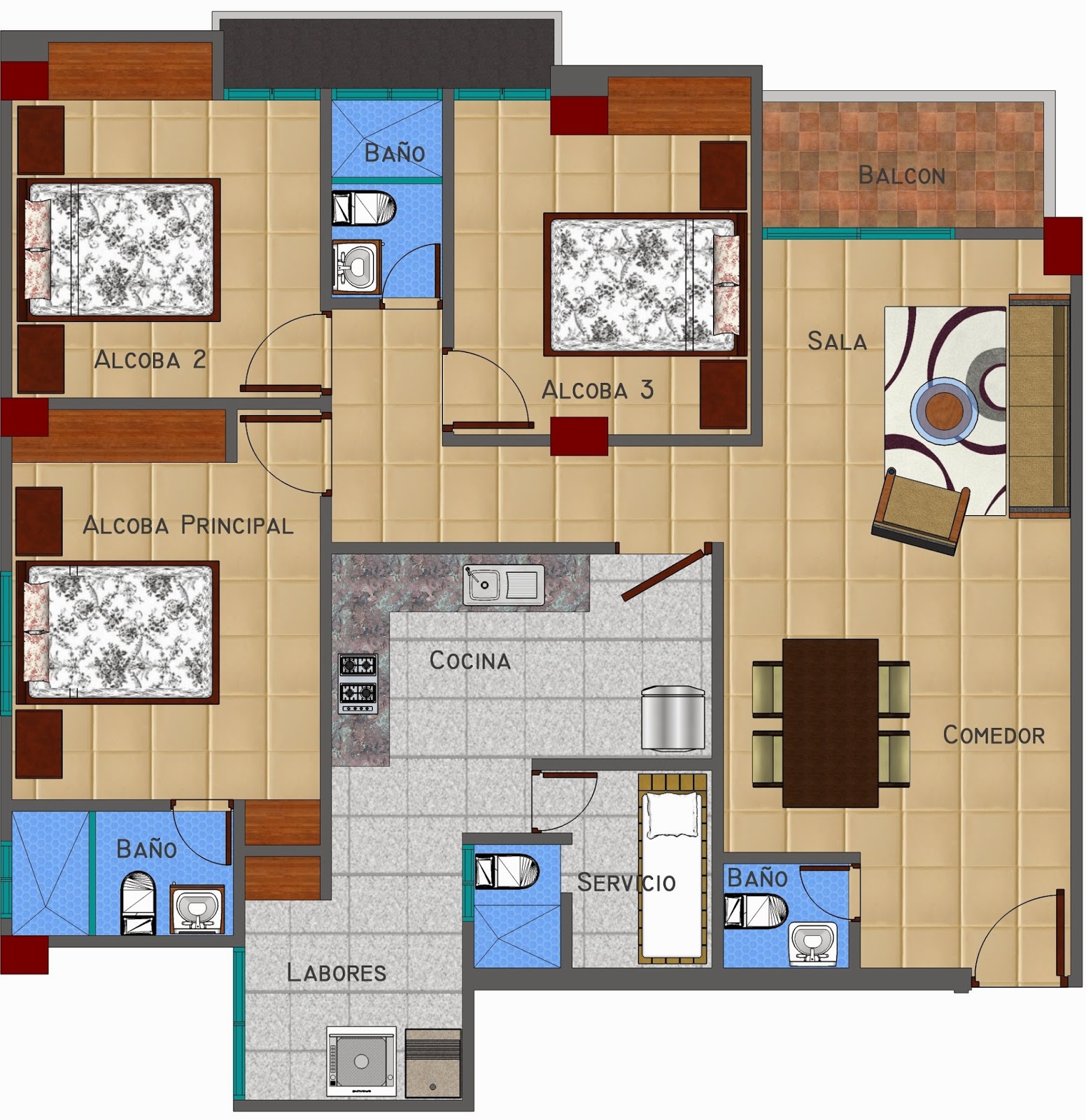 PLANOS APARTAMENTOS ~ EDIFICIO CHELSEA