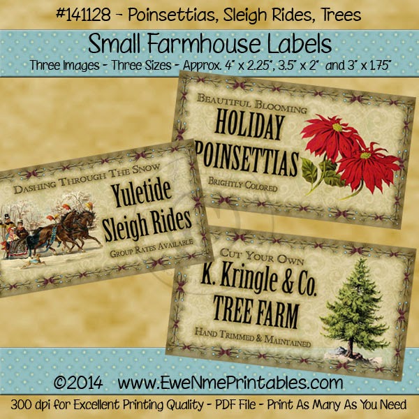 Ewe-N-Me Printables: Small Farmhouse Labels Home Decor