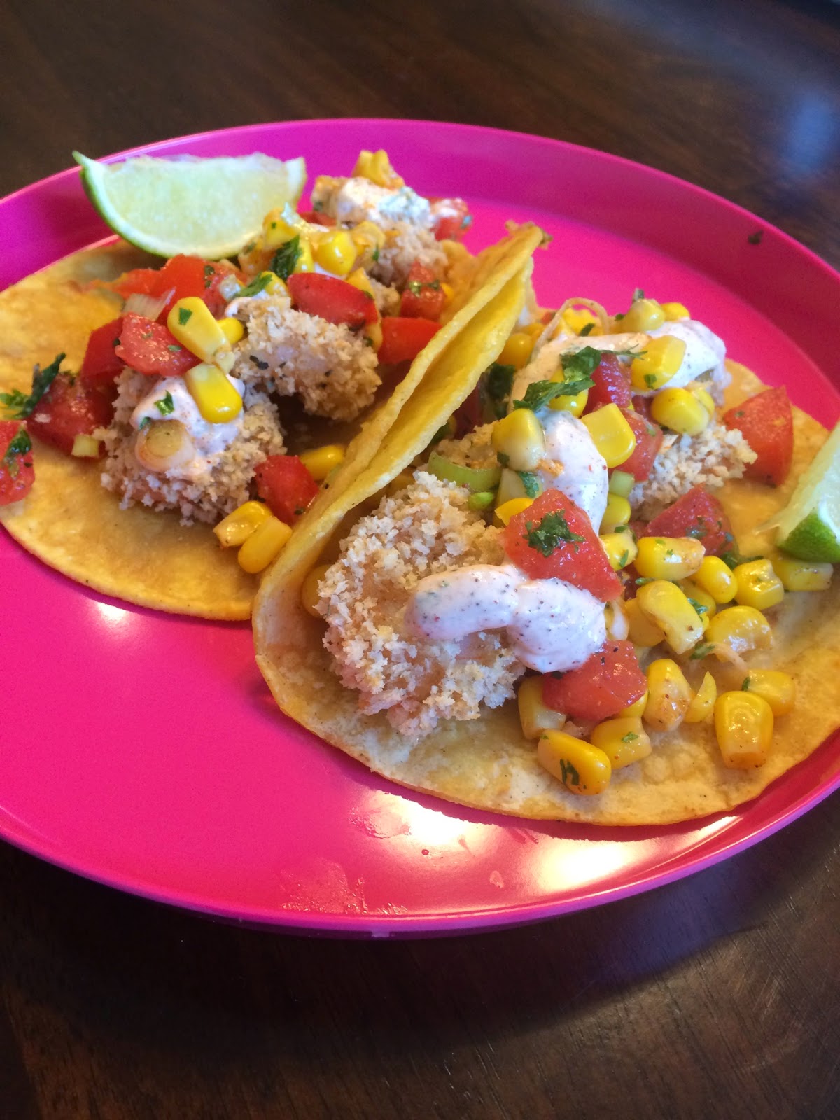 Kreepin In The Kitchen Baked Popcorn Shrimp Tacos With Tomato And kreepin-in-the-kitchen-baked-popcorn-shrimp-tacos-with-tomato-and