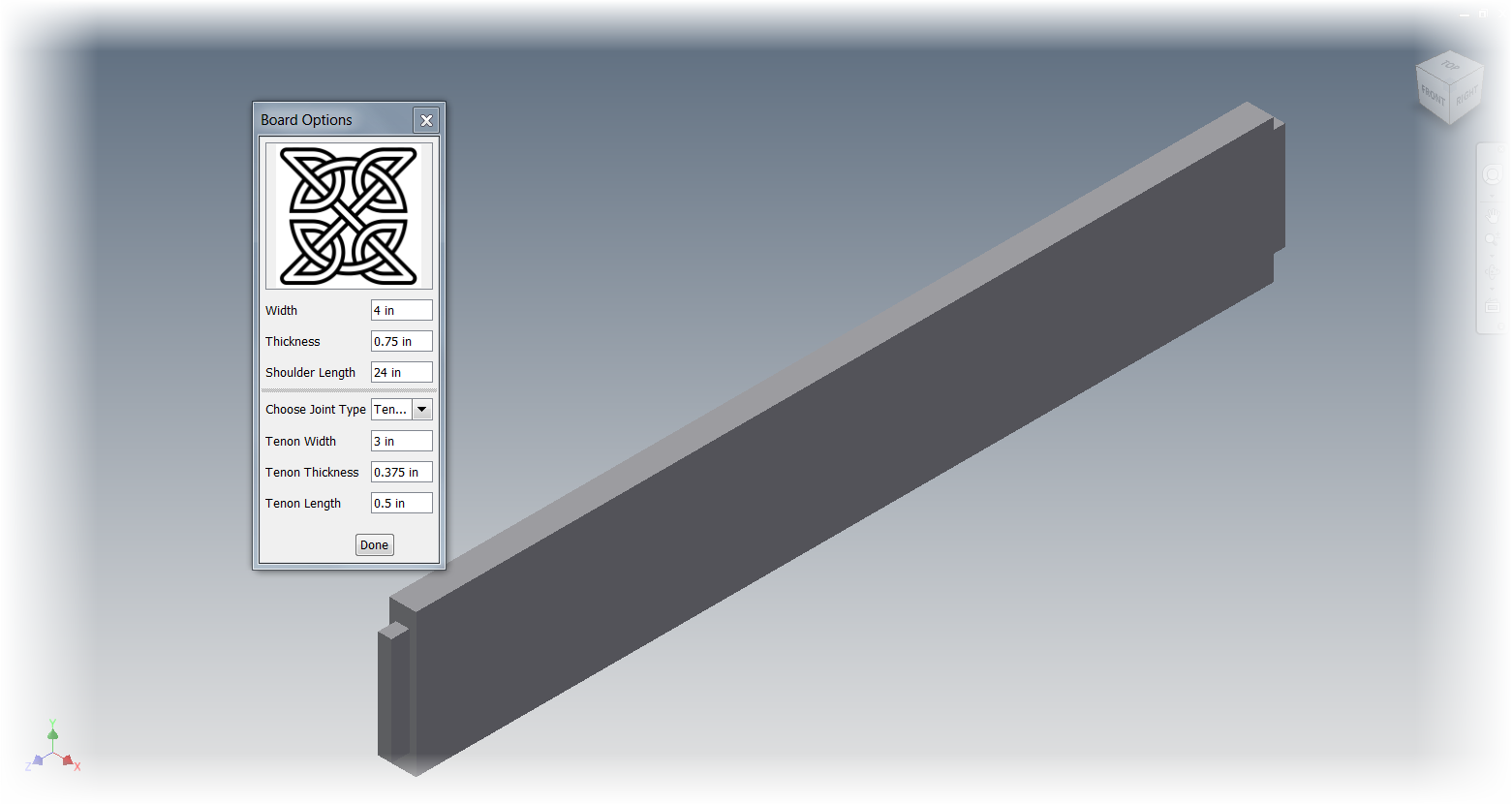 An example of the form and the board it drives An example of the form and the board it drives